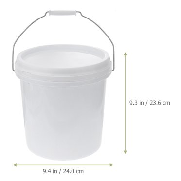Little Giant Farm & Ag P8blue 8 Quart Blue Plastic Buckets - Walmart.com