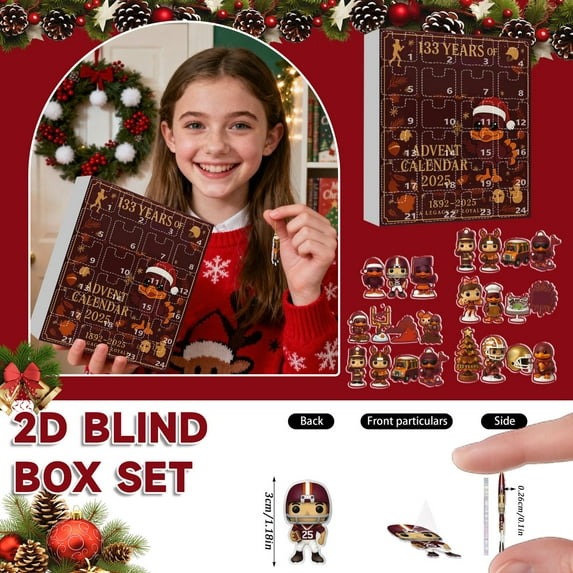 football Advent Calendar 2025,2D Arrival Calendar Includes 24 Arrival ...