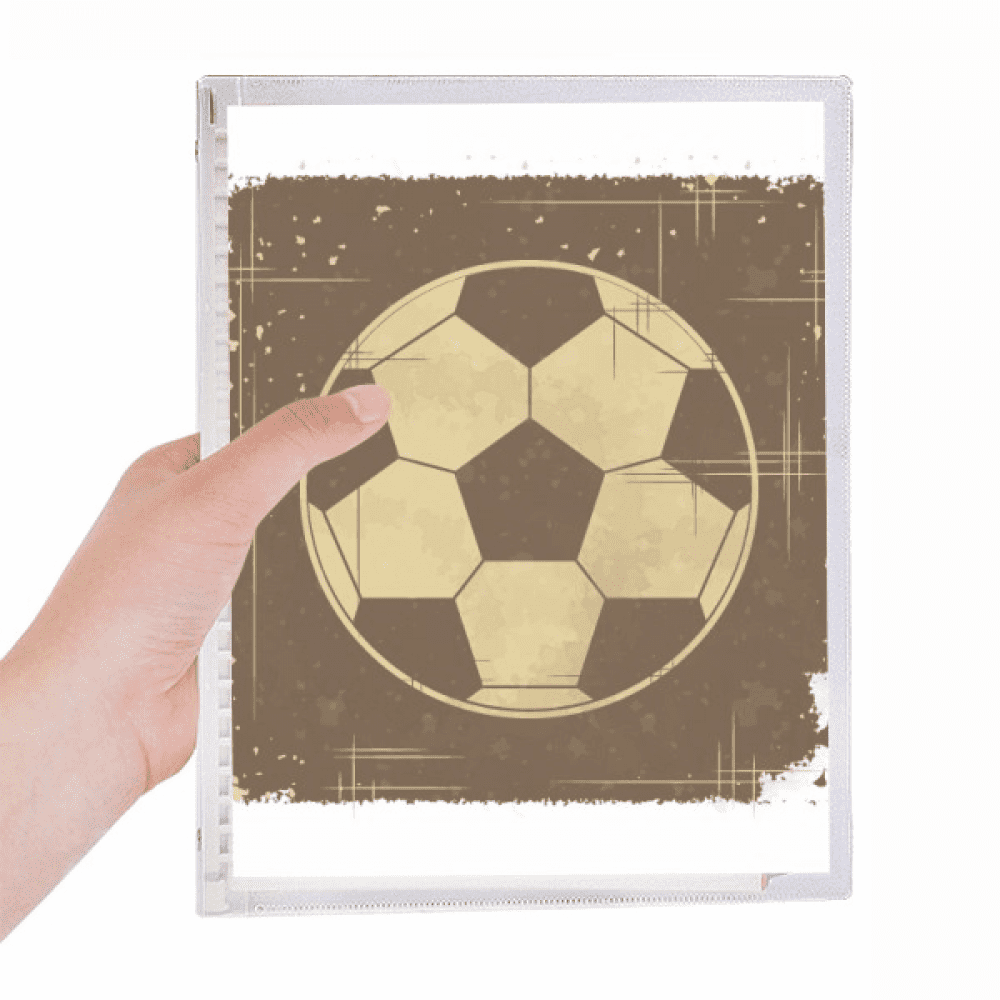 football sport illustration black pattern notebook loose diary ...