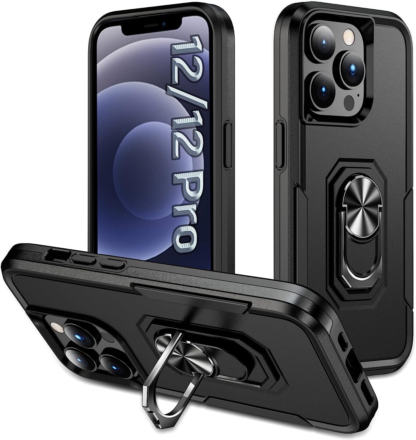 for 12 Pro Case for 12 Case for Apple 12/12pro Case, with Built-in 360 ...