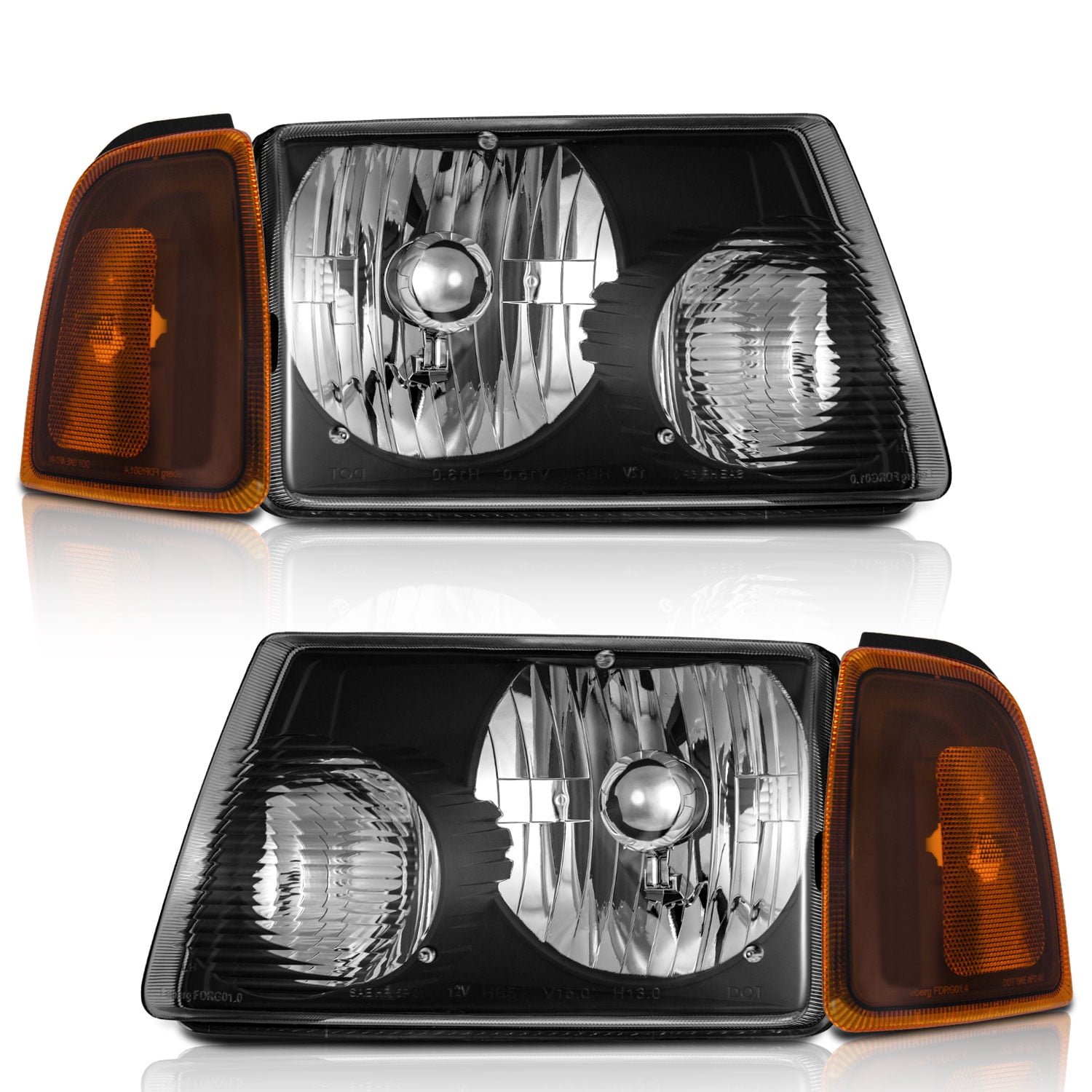 for 2001-2011 ford Ranger Headlights Assembly,Headlamp Replacement for ...