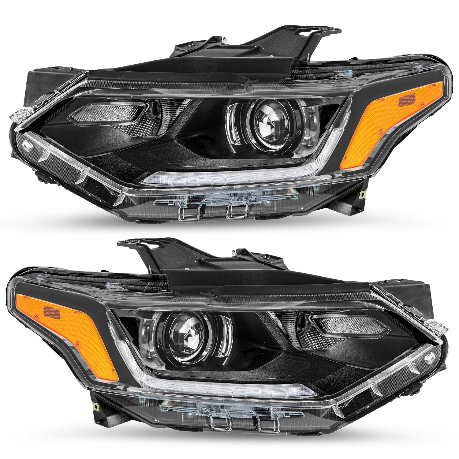 for 2018-2021 Chevy Traverse HID/Xenon Projector Headlights w/ LED DRL ...