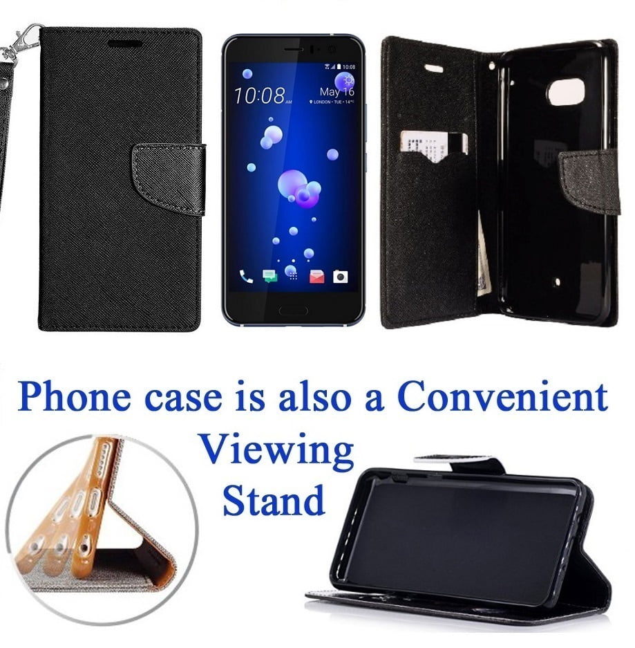 for 5.5" HTC U11 Ocean / DUO Case Phone Case Hybrid Mosaic-Press Wallet ...