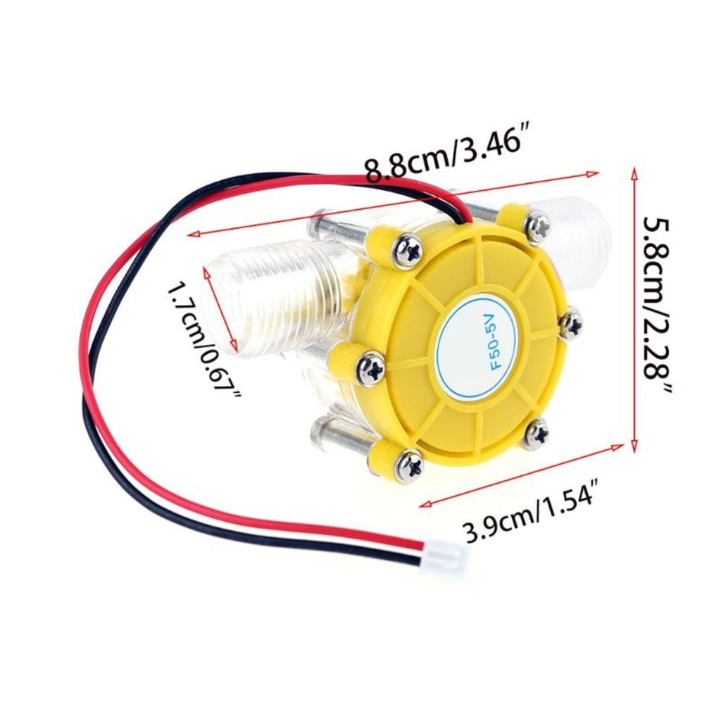 for 5V/12V/80V 10W Micro Hydro Generator G1/2" Male Thread Water ...
