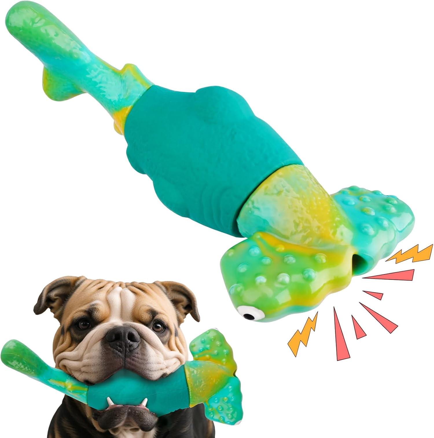 for Aggressive Chewers, Interactive for Large Dogs, Squeaky to Keep ...