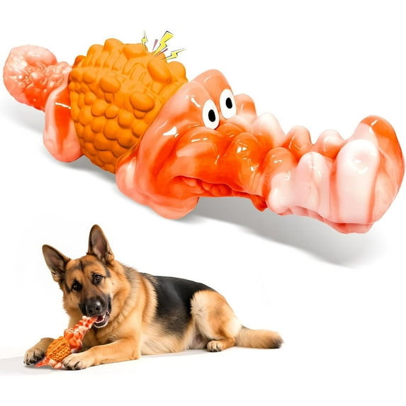for Aggressive Chewers: Squeaky to Keep Them Busy, Reduce Boredom and Consume Energy for Medium ...