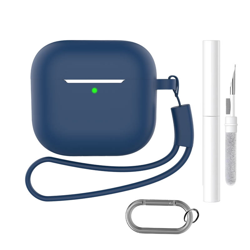 for AirPods Pro 4 Case with Cleaner Kit, Silicone Protective Case Cover ...
