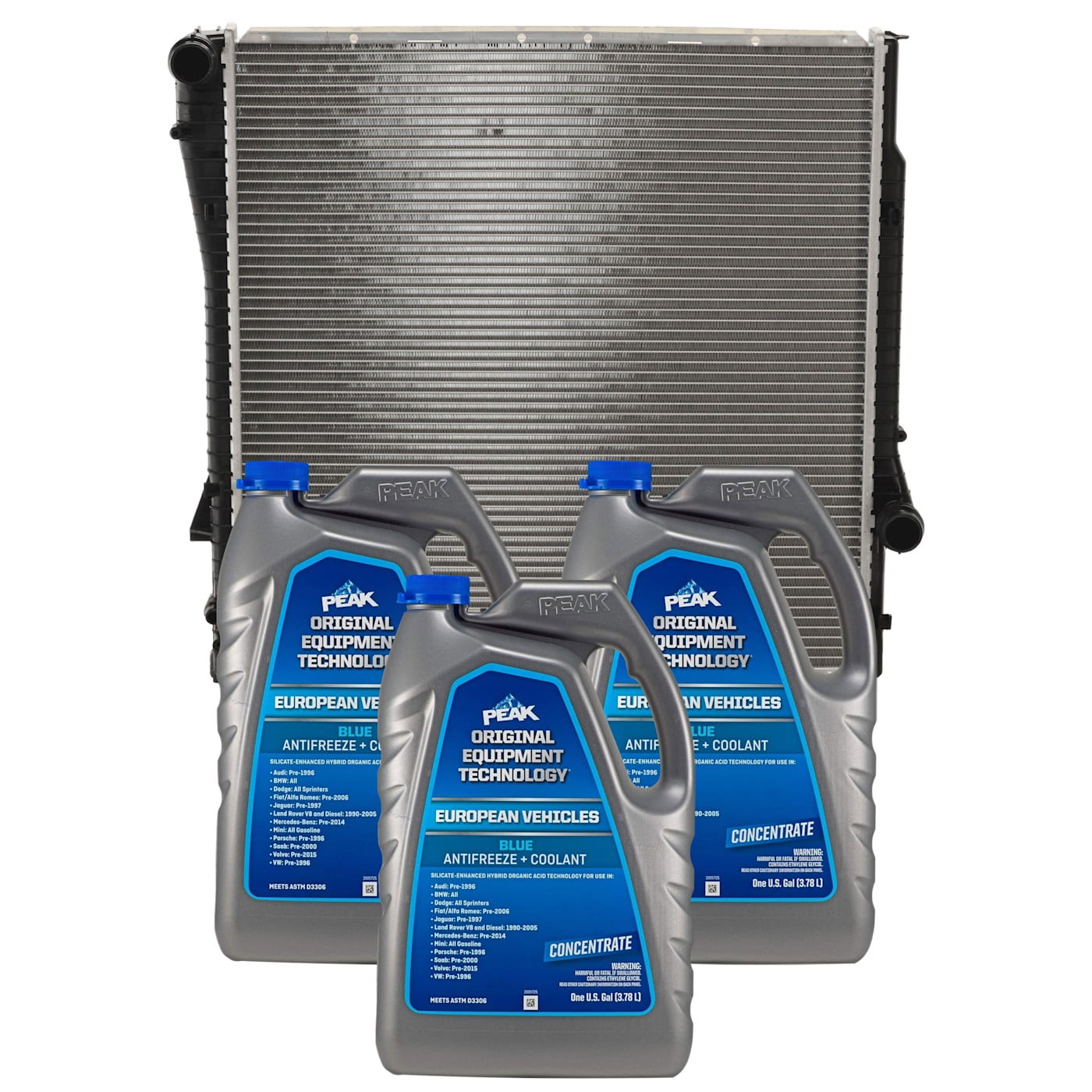 for BMW E53 X5 Radiator Set 2001-2006 | 1 in Core Thickness | Aluminum ...