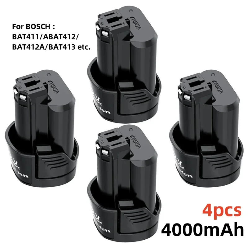 for BOS*CH BAT411 10.8V Lithium-ion Rechargeable Battery BAT411A BAT412 ...