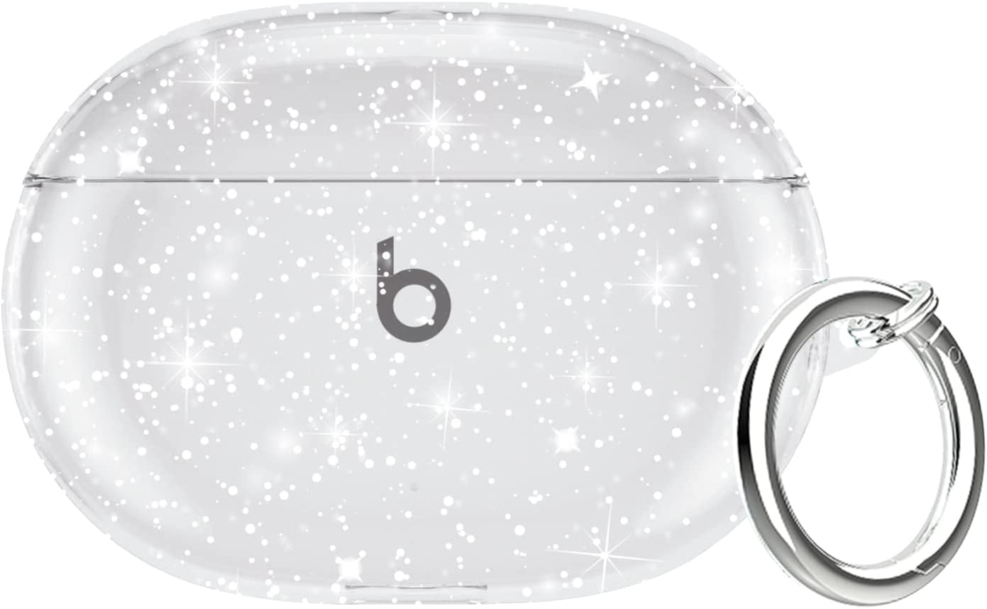 for Beats Studio Buds Case 2021 Clear Glitter,Full Protective Sparkly ...