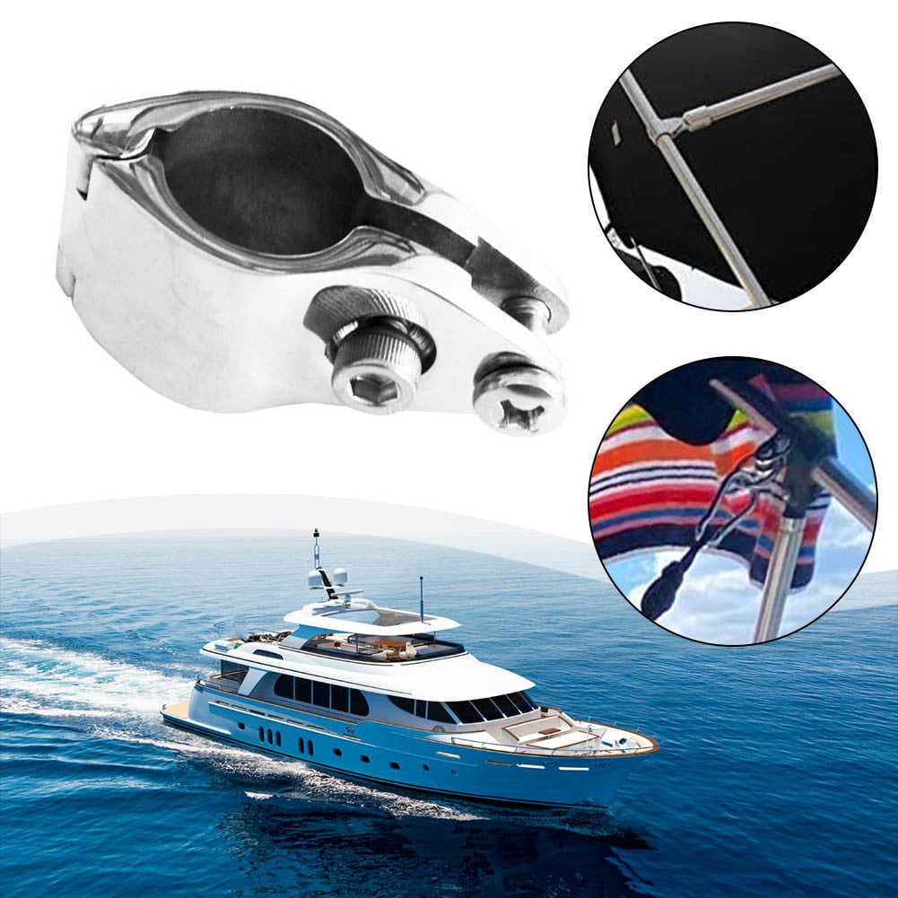 for Bimini Top Hinged Jaw Slide Rail Mount 316 Stainless Steel Marine ...