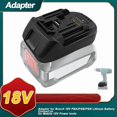 for Bosch to for Makita Battery Adapter for Bosch 18V PBA Battery ...