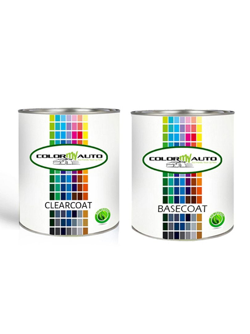 for Buick Regal 1991-04 White WA8554 Quart of Base Coat & Clear Coat ...