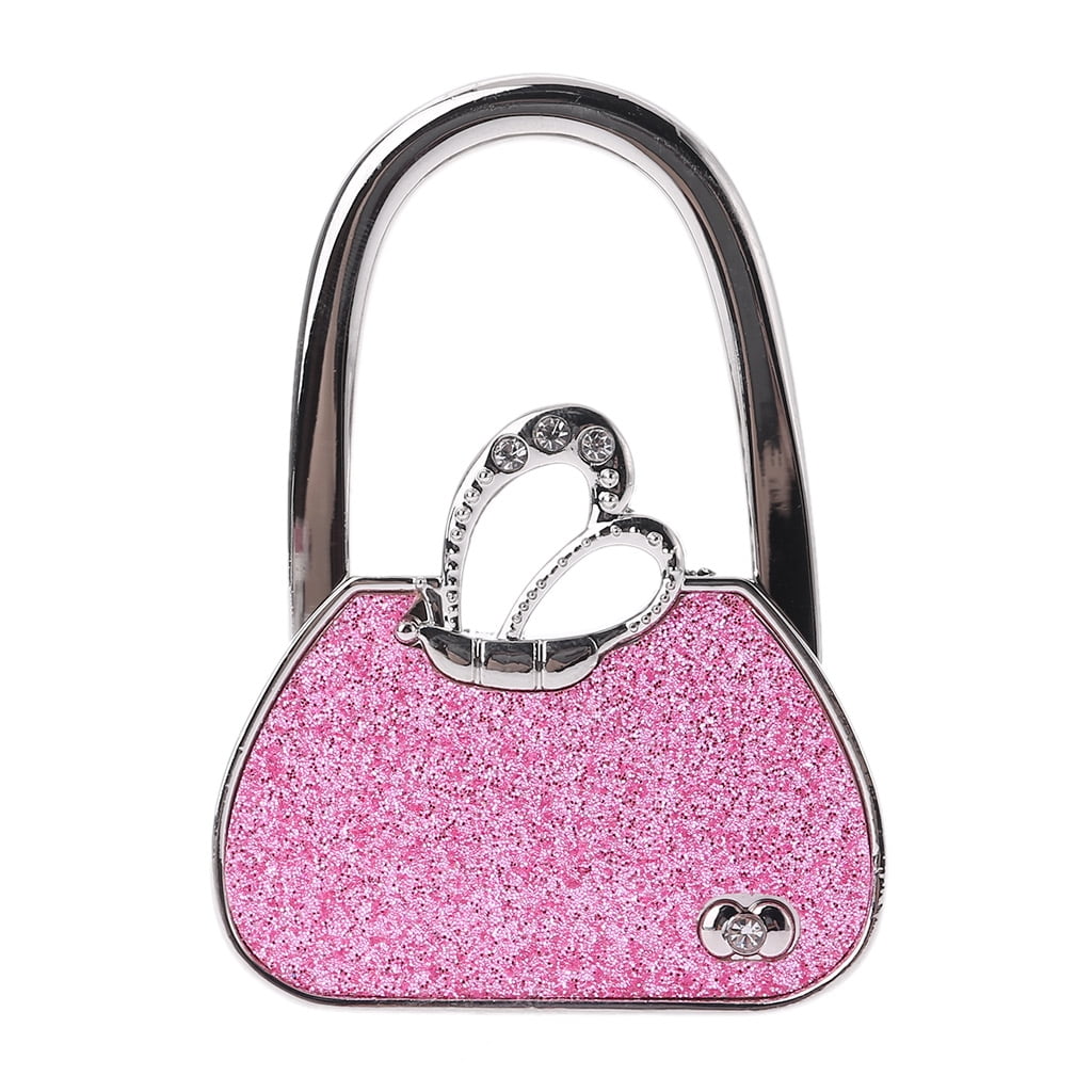 for Butterfly for Rhinestone Foldable Purse Handbag Hanger Table Hook ...