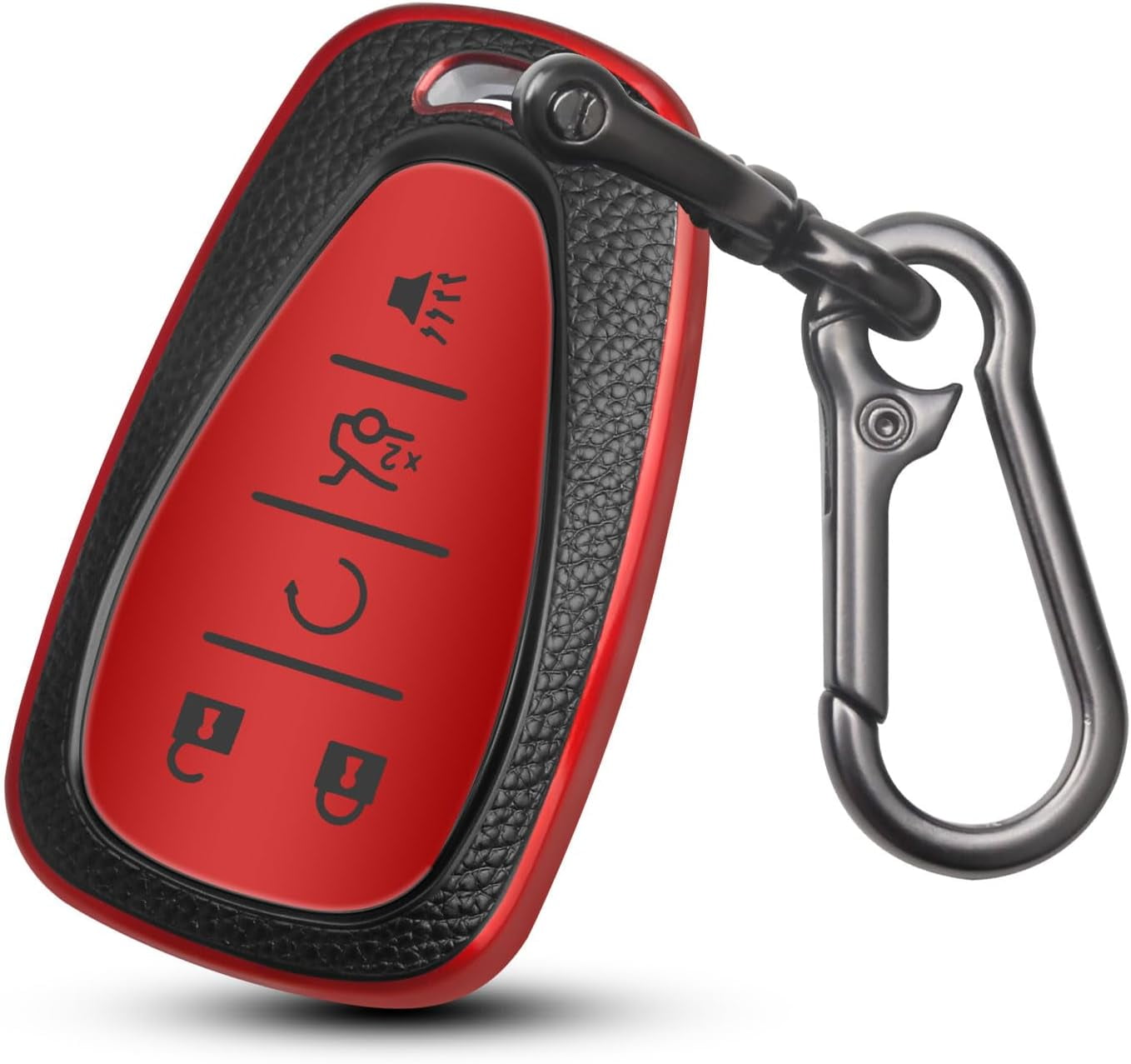 for Chevy Key Fob Cover, 5 Button Key Case for Chevrolet Equinox Malibu ...