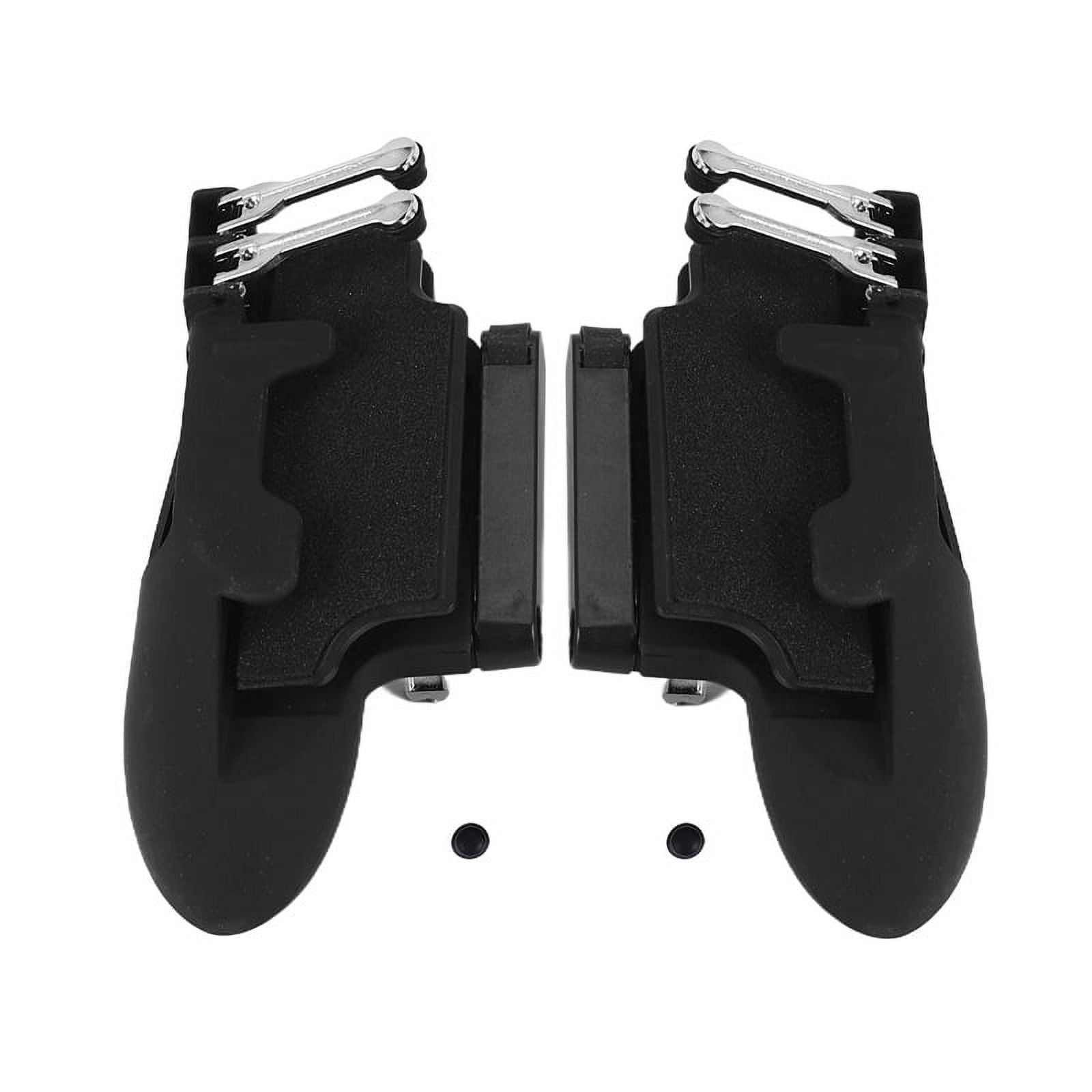 for Controller Six Finger Mobile Trigger Gamepad Grip L R Fire Aim Button Joystick Tablet FPS ...
