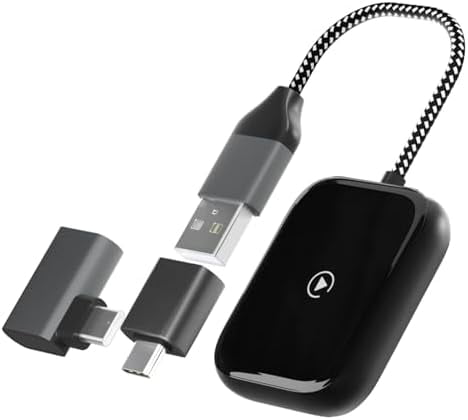 for , Convert Wired to , Mini Play Dongle w/Plug & Play Connection, 2 ...