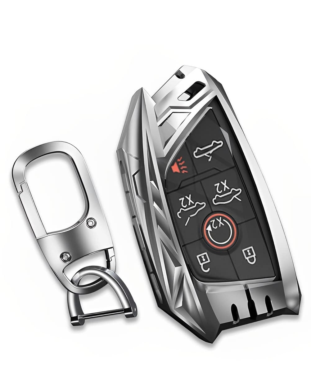 for Corvette C8 Key Fob Cover Smart Key Case Holder protector 2020 2021 ...