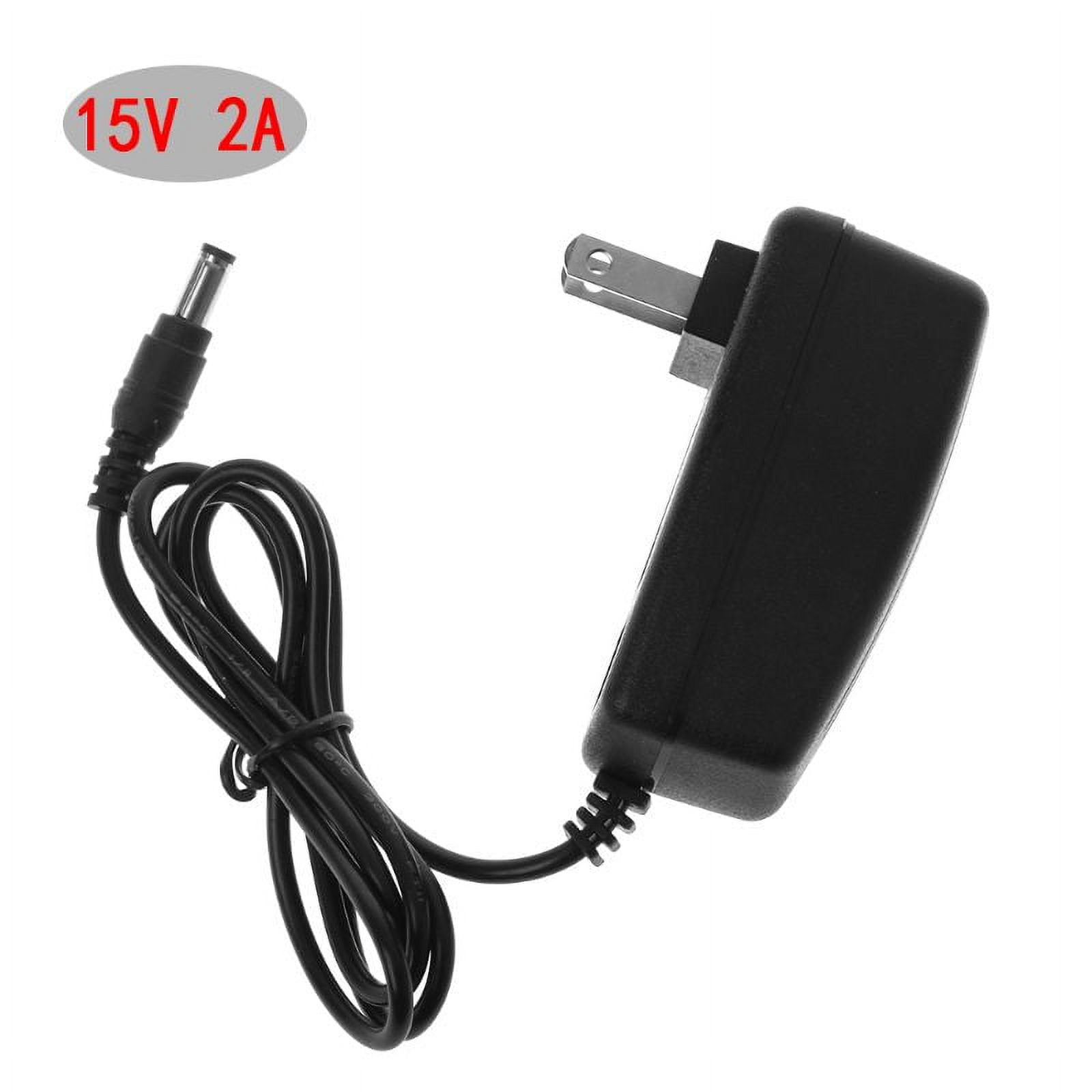 for DC 5.5mm x 2.5mm Wall Charger AC for DC 15V 2A Power Adapter for ...