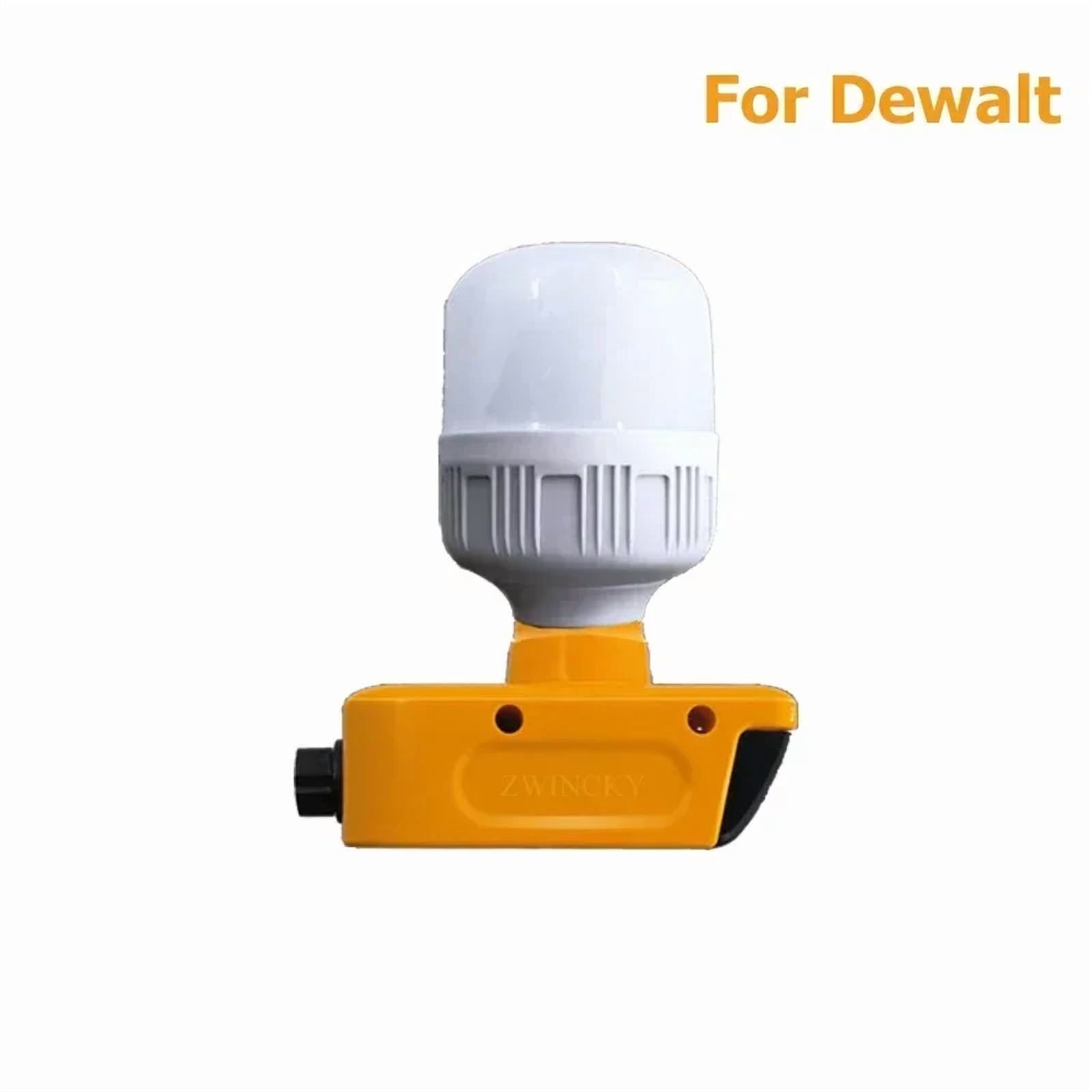 for De*walt 20V Li-ion Battery Desktop Bulb Lamp LED Work Light ...