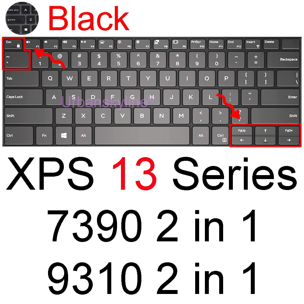 for Dell XPS 13 Keyboard Cover 9300 9310 9305 9350 9360 9365 9370 9380 ...