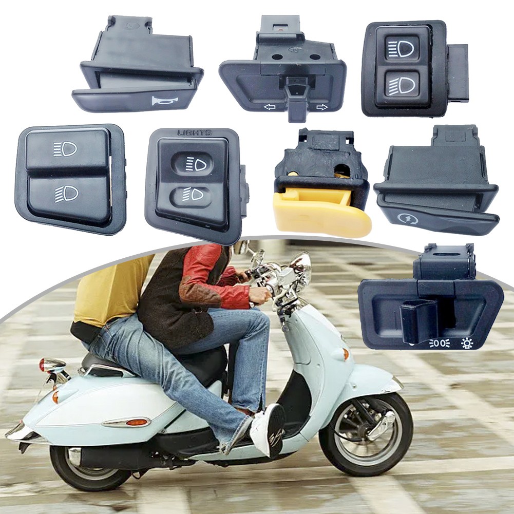 for Ebike Electric Vehicle Motorcycle Headlight Turn Sign Switch Button ...