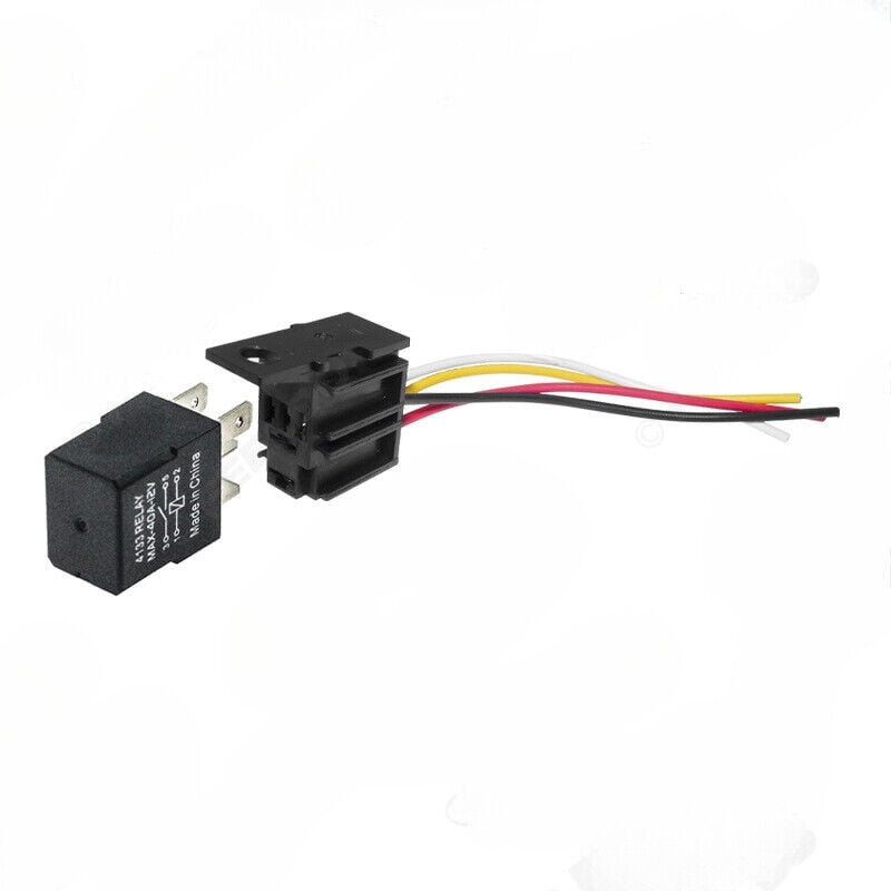 for European car 12V 40A 4Pin alarm relay with wire, 4-pin relay, 4-pin ...