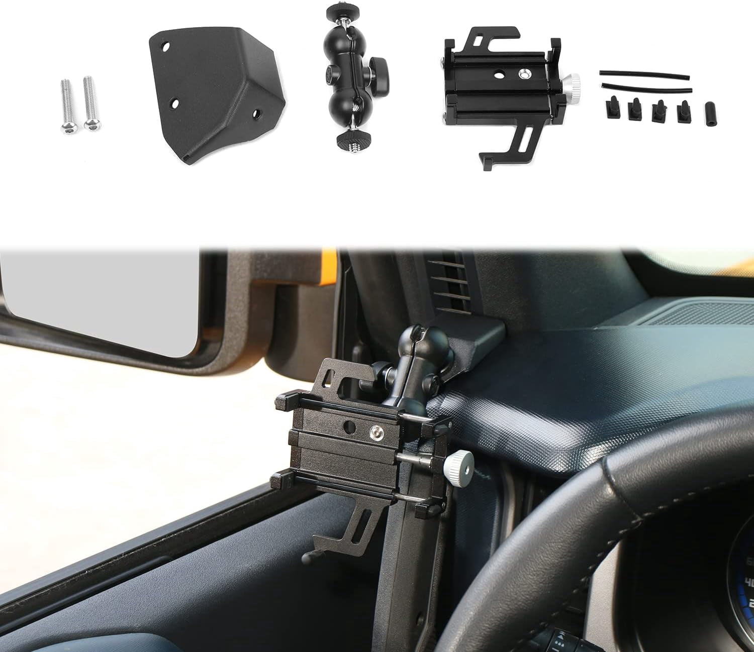 for Ford Bronco Dash Side Phone Holder Dash-Mount Phone Holder Mount ...