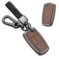 for Ford Leather Key Fob Cover Fit For F150 F350 Raptor Fusion Mustang ...