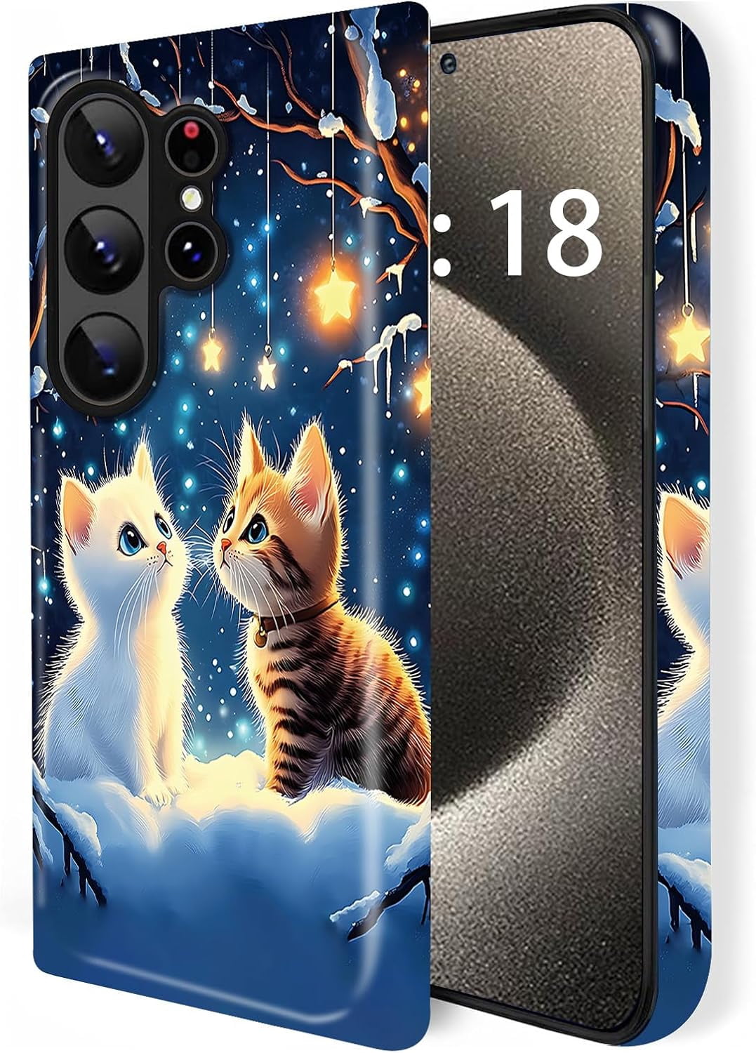 for Galaxy S23 Ultra Case,Hard PC Heavy Lightweight Shockproof ...