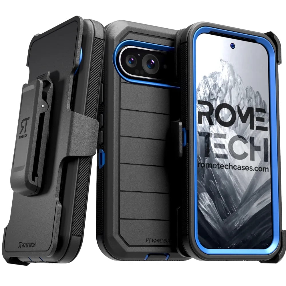 for Google Pixel 9 (2024) Case with Belt Clip Holster & Kickstand ...