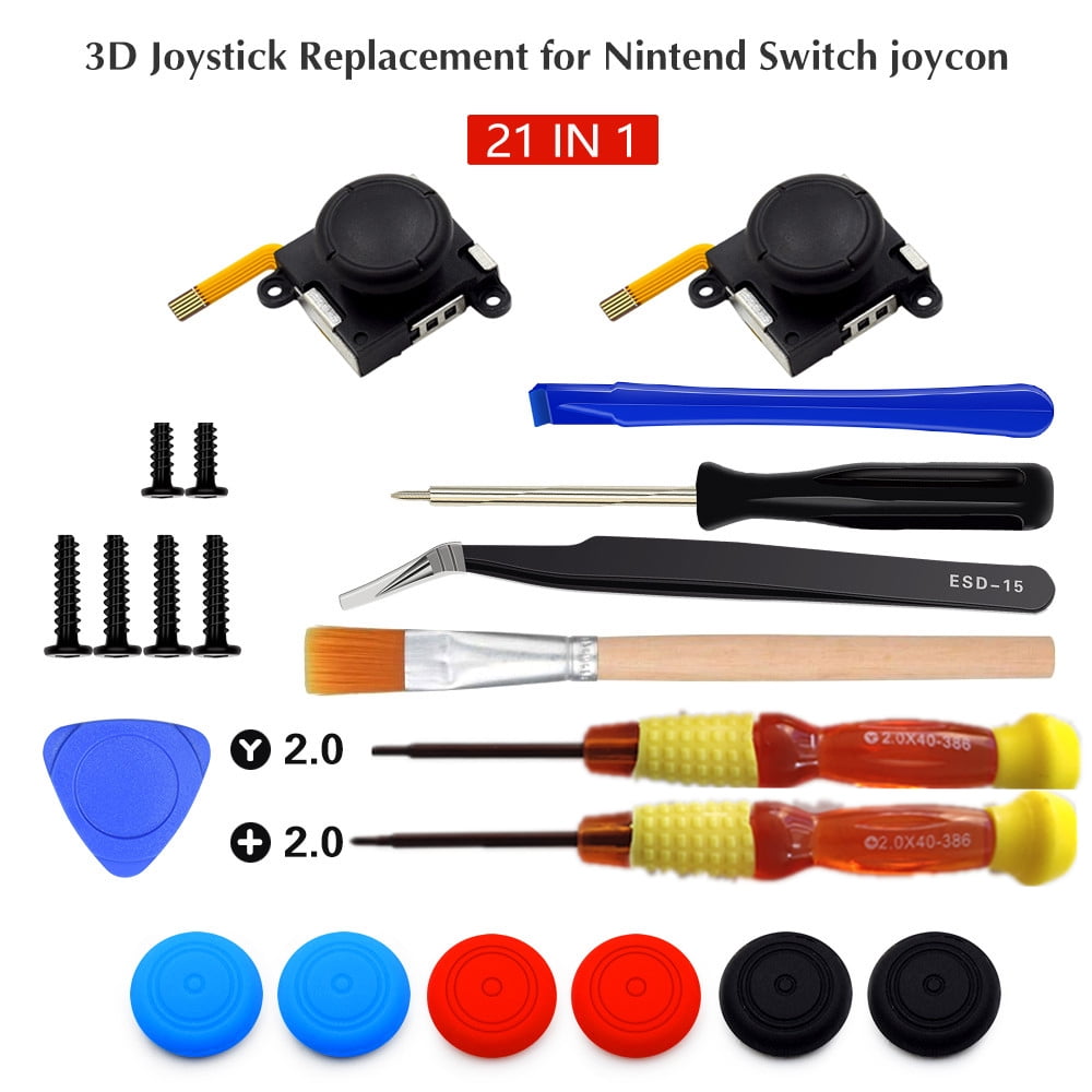 for Joycon Joystick Replacement 4 Pack for Fix Drift Nintendo Switch ...