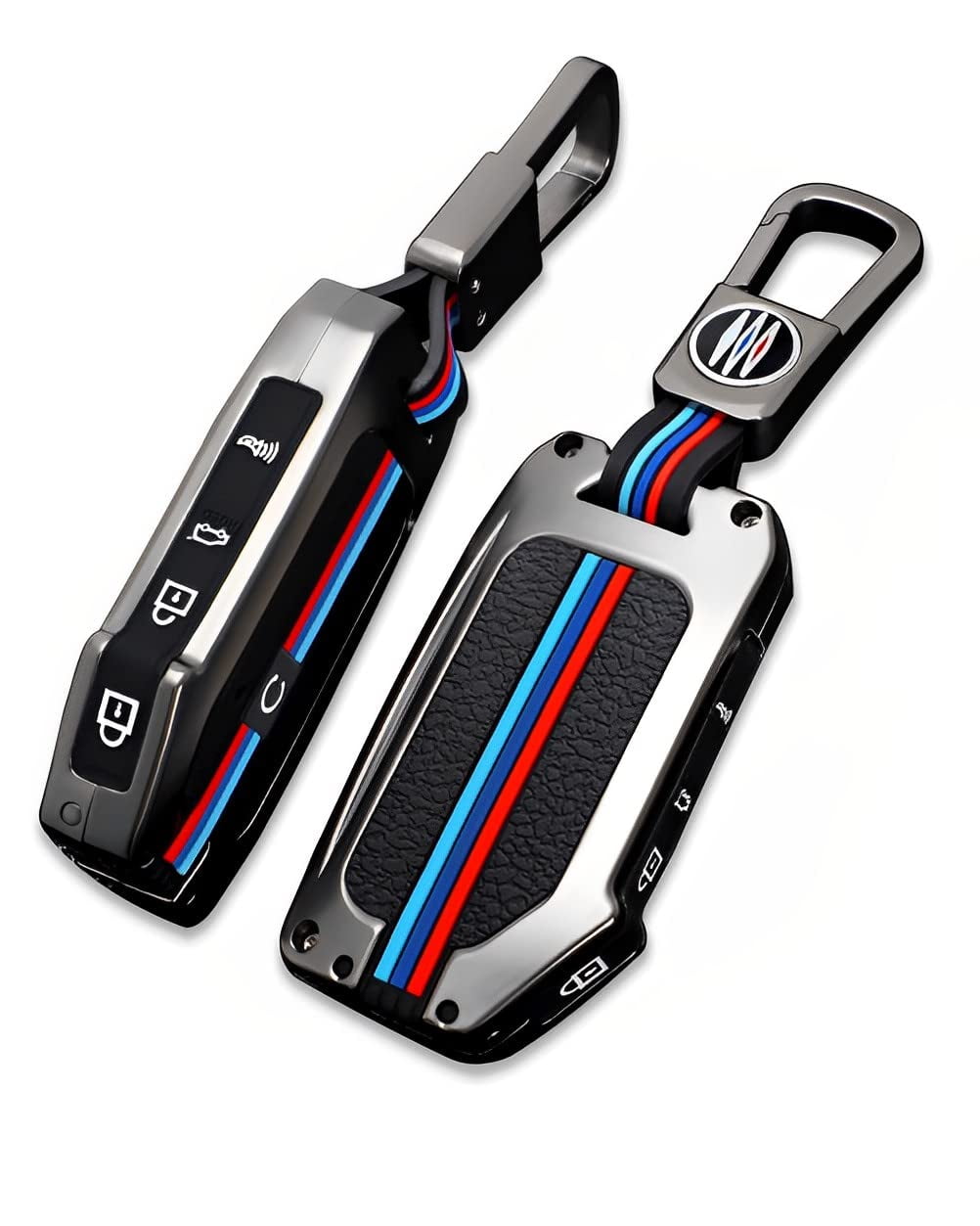 for Kia Key Fob Cover Case Metal Shell Smart Key Holder Compatible for ...