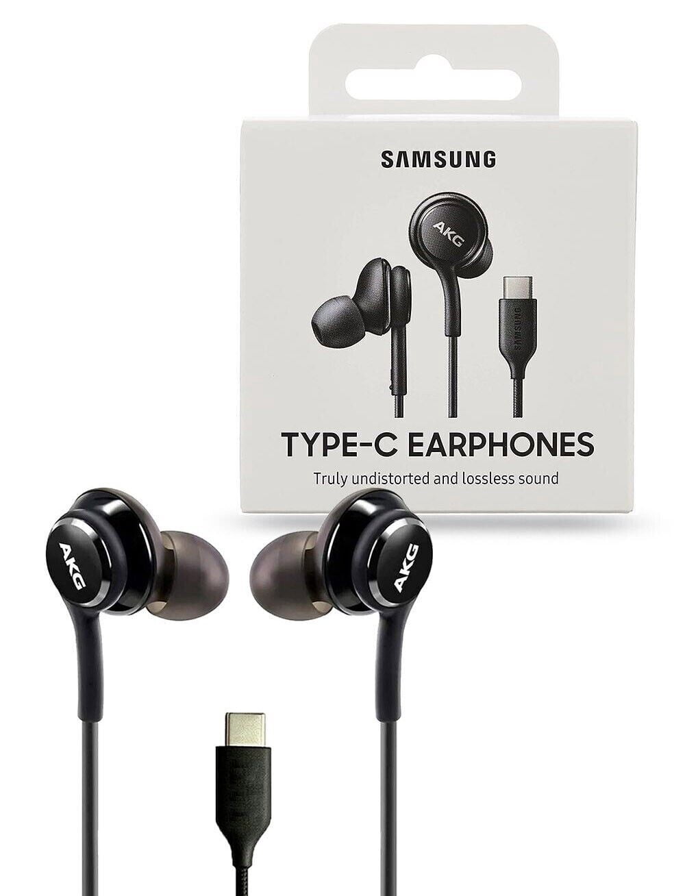 for LG V60 ThinQ AKG USB-C Wired Earbuds with Mic, High-Resolution ...