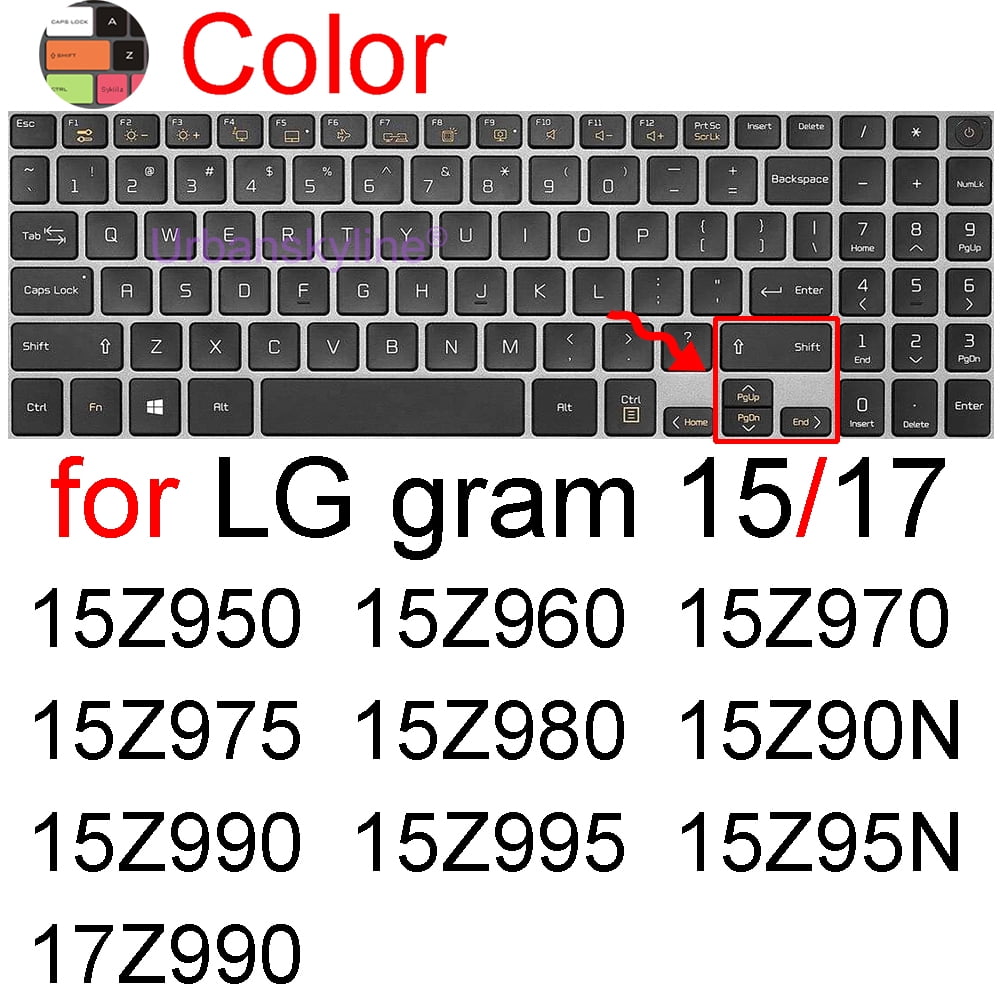 for LG gram 17 Keyboard Cover 17Z90N 17Z95N 15Z90Q 15Z90P 15Z95P 14T90P 14T90Q 14Z90P 14Z95P ...