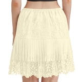 for Ladies Lace Mini Short Flowy Pleated Peplum Dance Ballet Cosplay ...