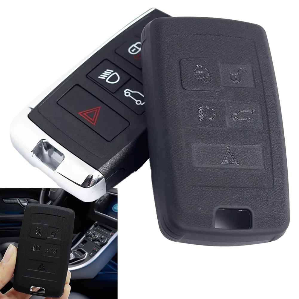 For Land Rover for Jaguar Matte Black Car Key Fob Cover Case Holder ...