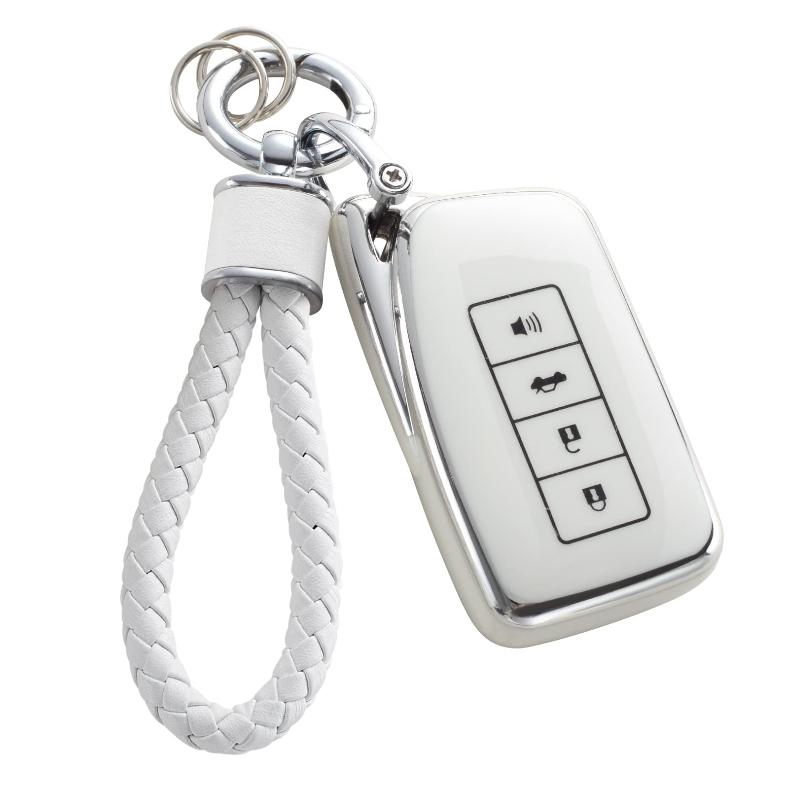 for Lexus Key Fob Cover with Keychain, Soft TPU Key Case Protection ...