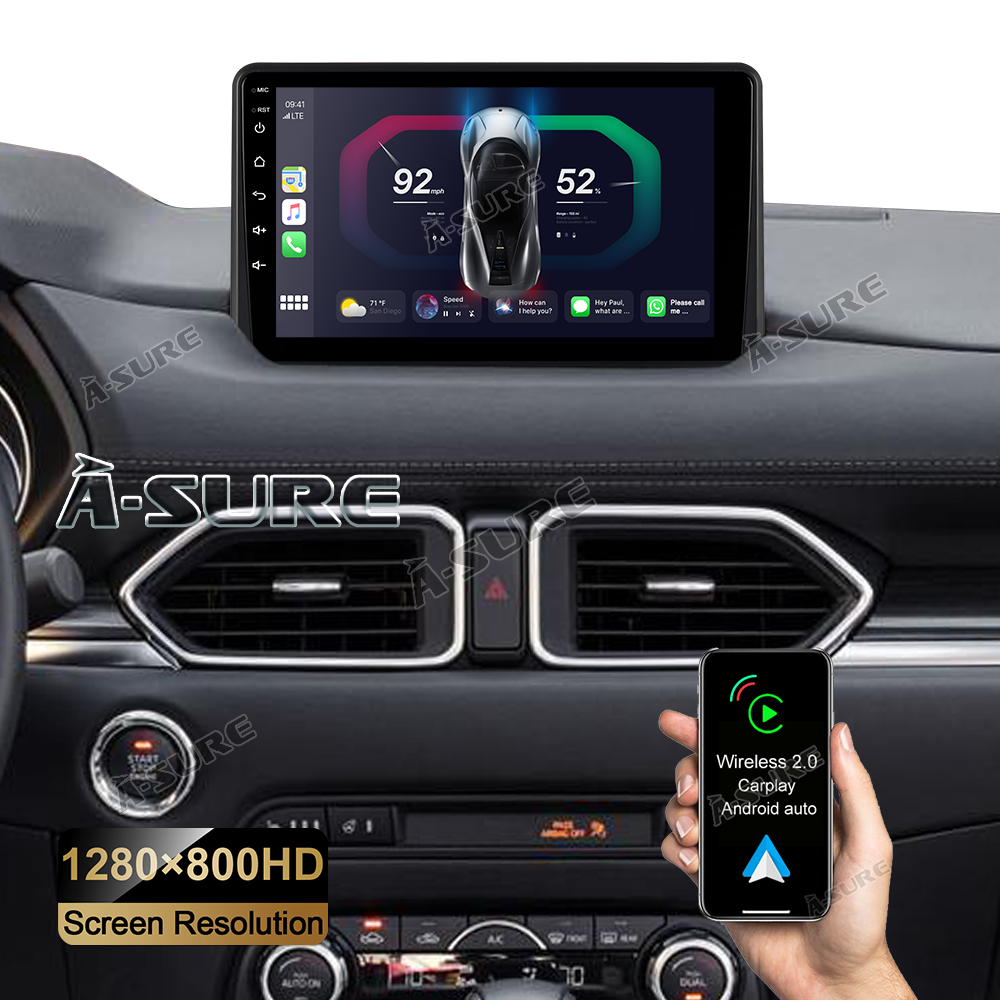 for Mazda CX-5 2017-2020 2+32GB 9'' Apple CarPlay Android 12 Car Stereo ...