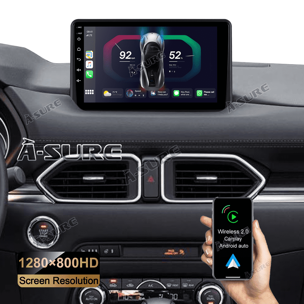 Mazda CX-5 2017-2020 2+32GB Car Stereo Radio with 9'' 1280HD, Apple ...