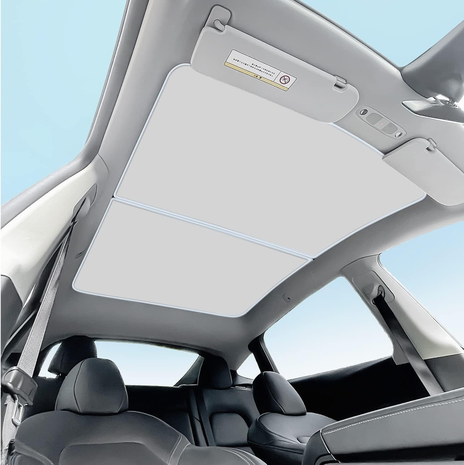 for Model Y Sunshade Roof Window Insulation UV Rays Protection Sun ...