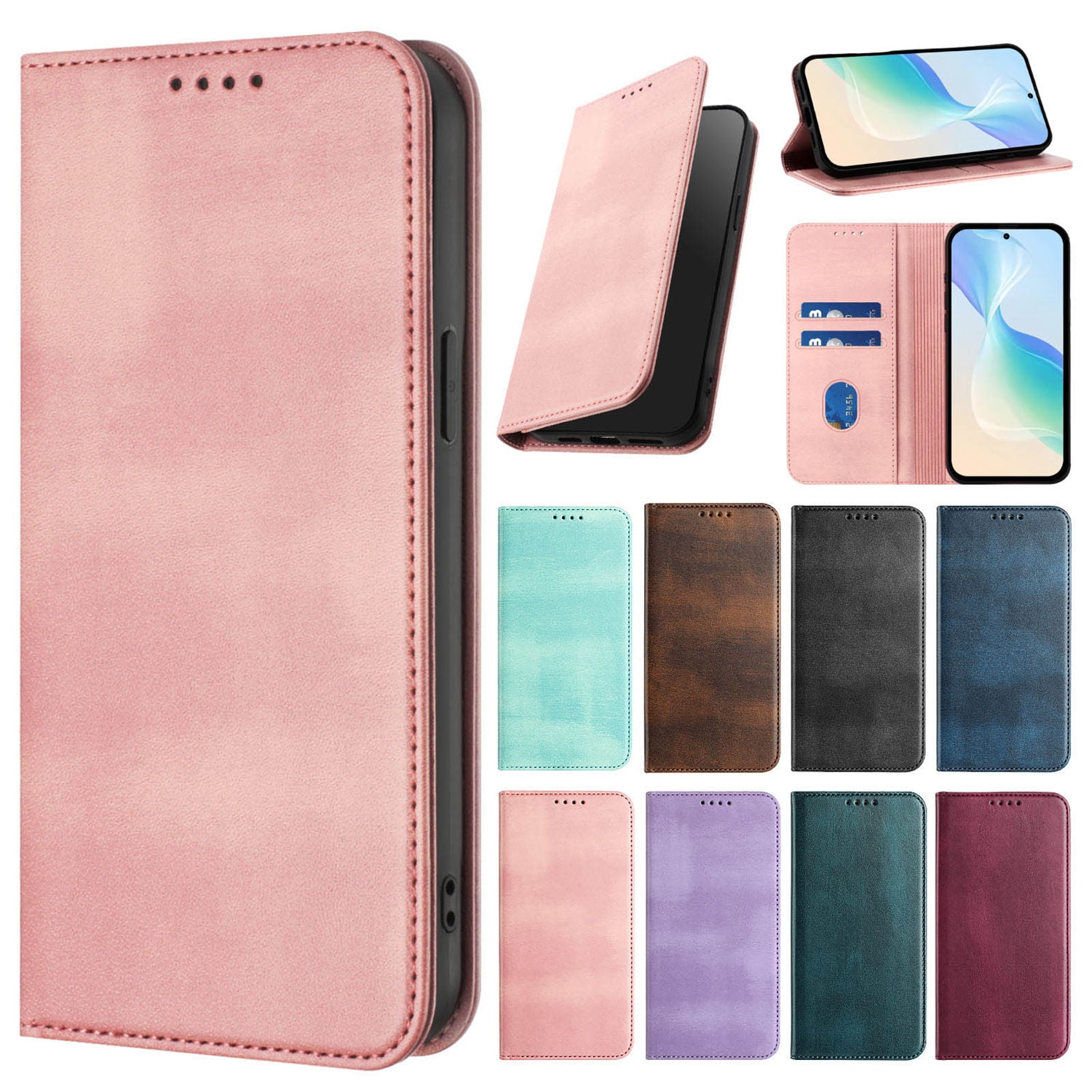 for Moto G85 5G Wallet Case with RFID Blocking Credit Card Holder ...
