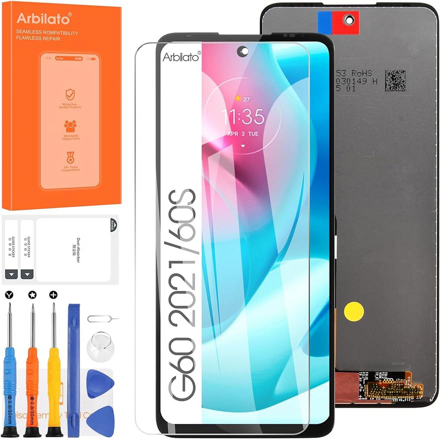 for Motorola Moto G60 2021 XT2135-1 / Moto G60S XT2133-1 LCD Display ...