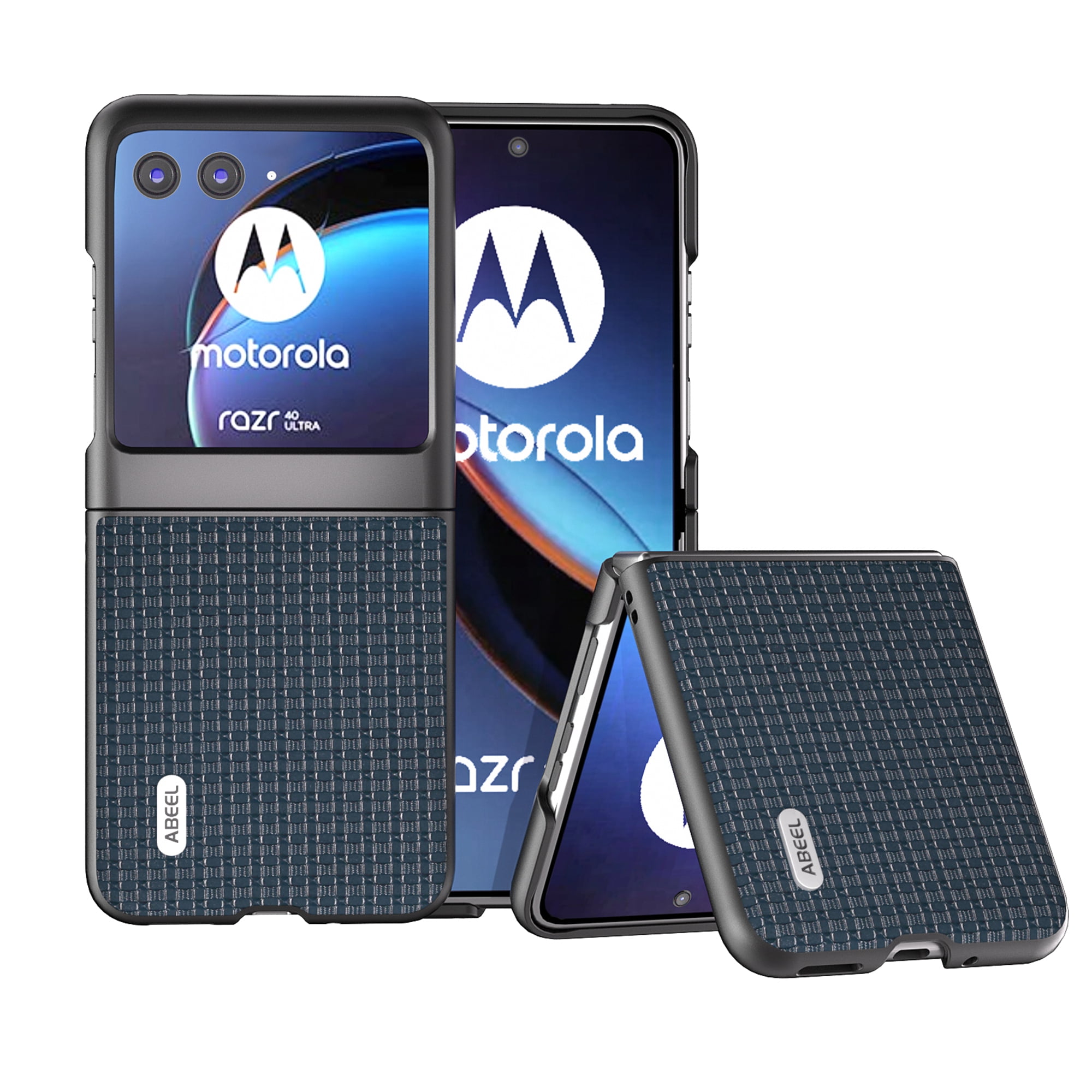 for Motorola Razr 40 Case with Hinge Protection, [Magnetic Hinge ...