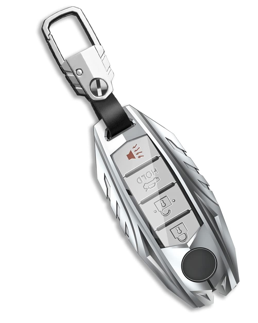 for Nissan Key Fob Cover Smart Key Case Holder Protector Compatible for ...