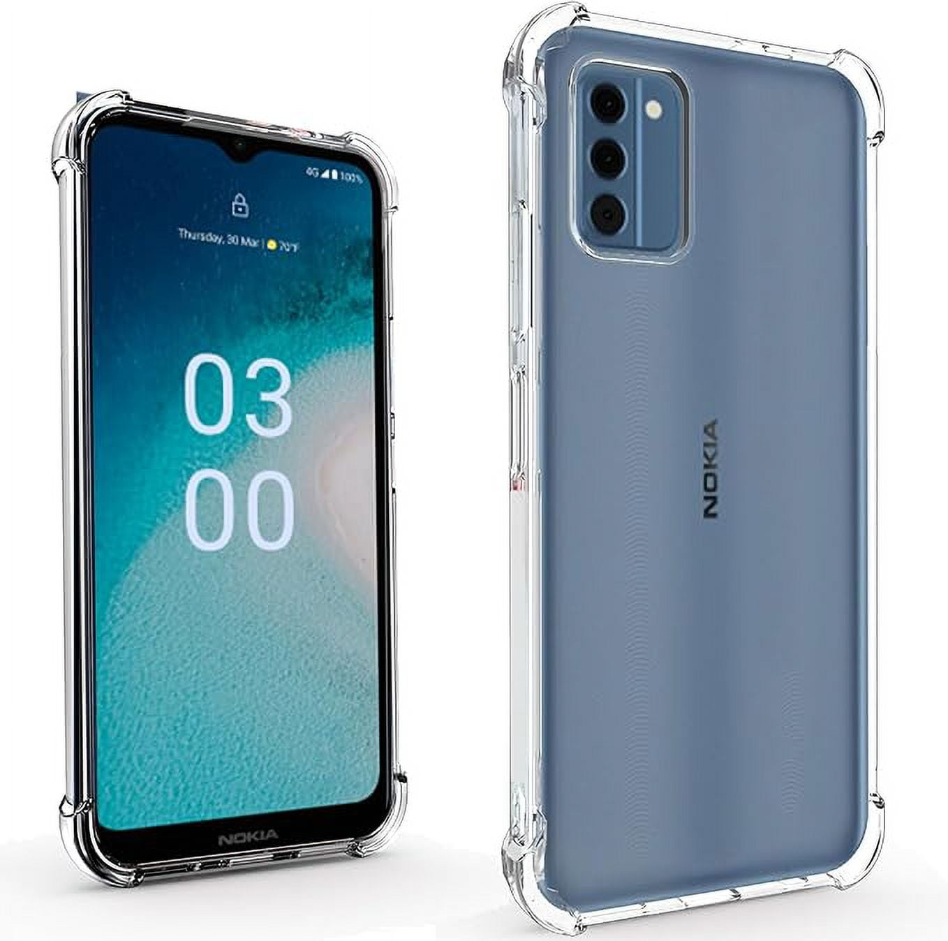 for Nokia C300 Case: Clear Unisex Shockproof Flexible TPU Slim Fit ...