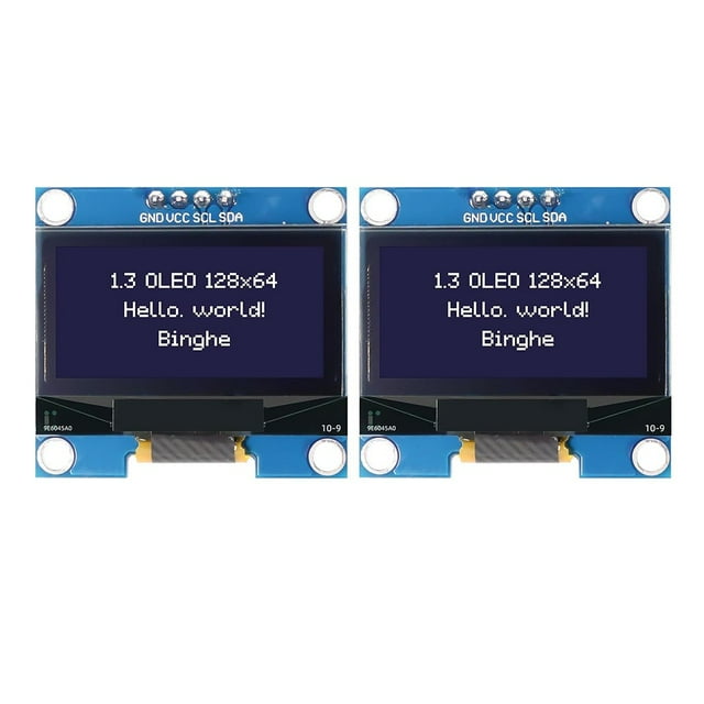 for OLED Display 1.3" LCD White Character Display for I2C for IIC ...