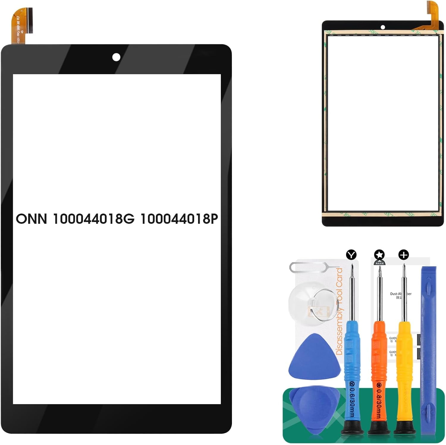for ONN 8" Kids Tablet 100044018G 100044018P Touch Screen Digitizer ...