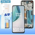 for One Plus Nord N10 5G Screen Replacement BE2029, BE2025, BE2026, BE2028 6.49" LCD Display ...