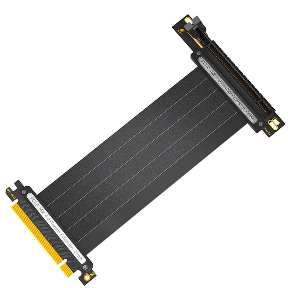 for PCI-E 4.0 X16 Riser Cable Video Card25/30cm Extension Shielded 90 ...